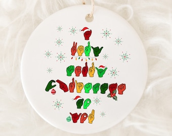 Friends Sign Language Ornament - Etsy