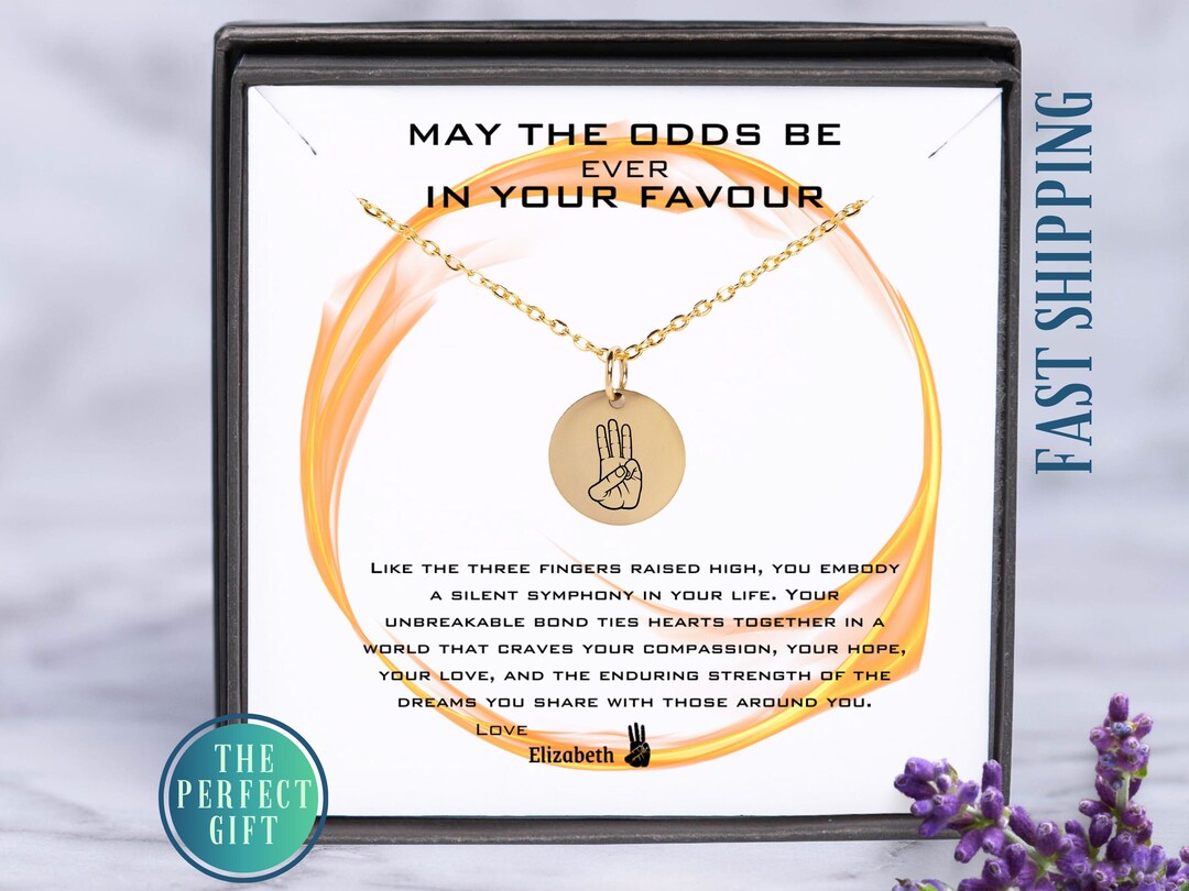 Three Finger Salute Jewelry, District 12 Necklace, Freedom Necklace - Etsy