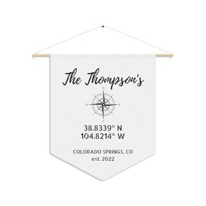 GPS Coordinates Sign, Latitude longitude Sign, Housewarming Gift ...