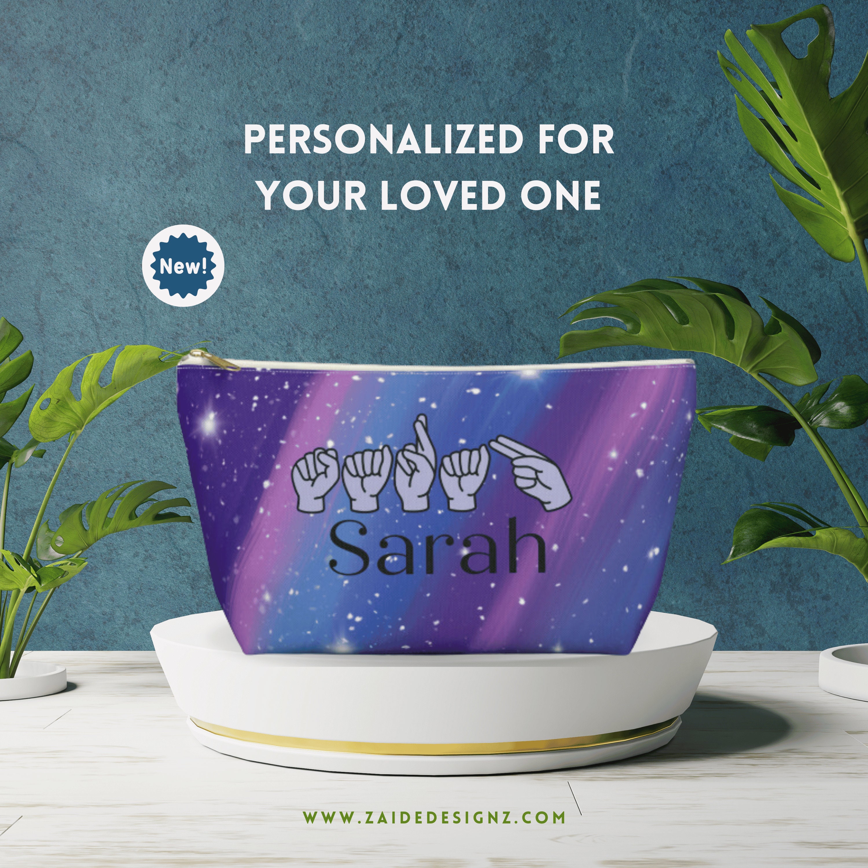 ASL Gift, ASL Cosmetic Bag, Sign Language Gifts, Interpreter Gifs, ASL ...