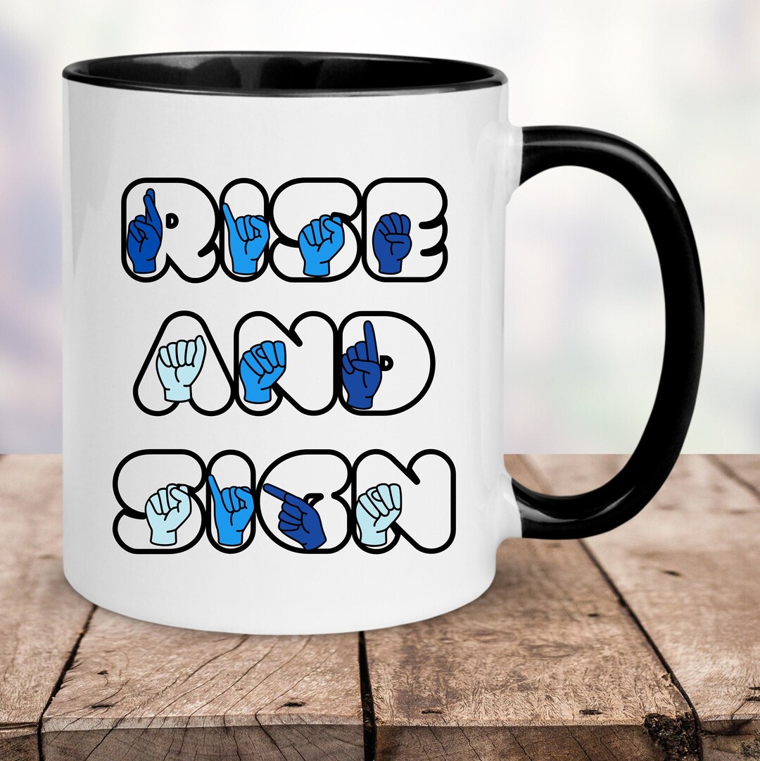 ASL Mug, ASL Gifts, American Sign Language Gift - Etsy