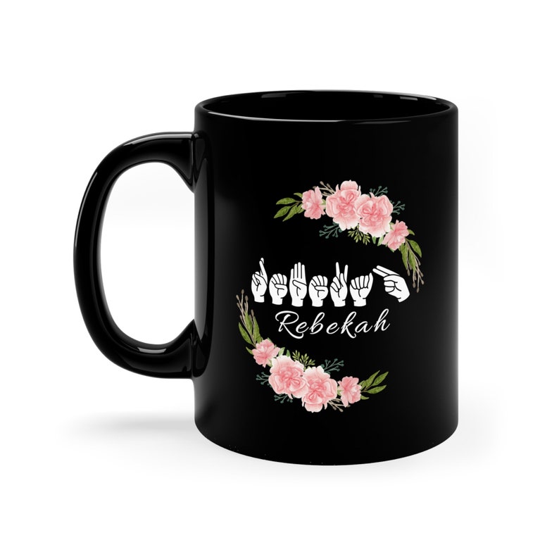 ASL Name Mug Sign Language Gifts ASL Cup - Etsy