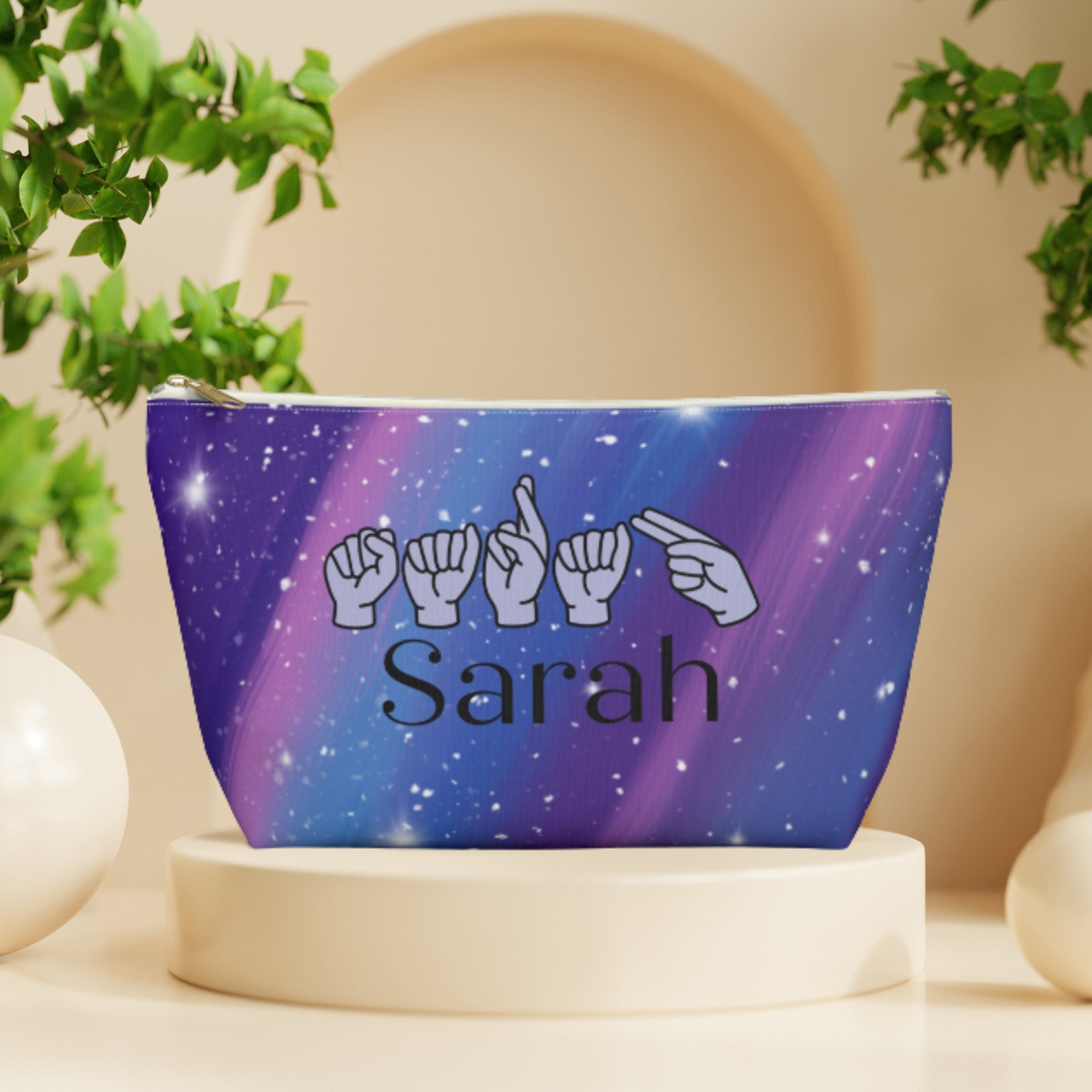 ASL Gift, ASL Cosmetic Bag, Sign Language Gifts, Interpreter Gifs, ASL ...
