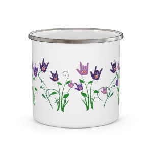 ASL Mug, ASL Cup, Wraparound Mug, Sign Language Gift - Etsy