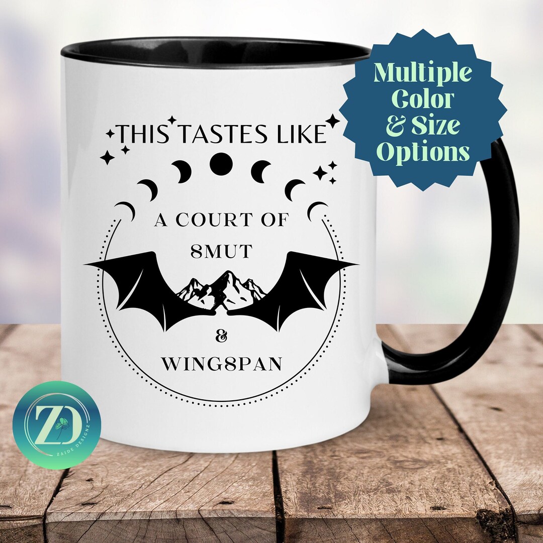 Acotar Coffee Mug, A Court of Smut and Wingspan, Acotar Fan Gift - Etsy