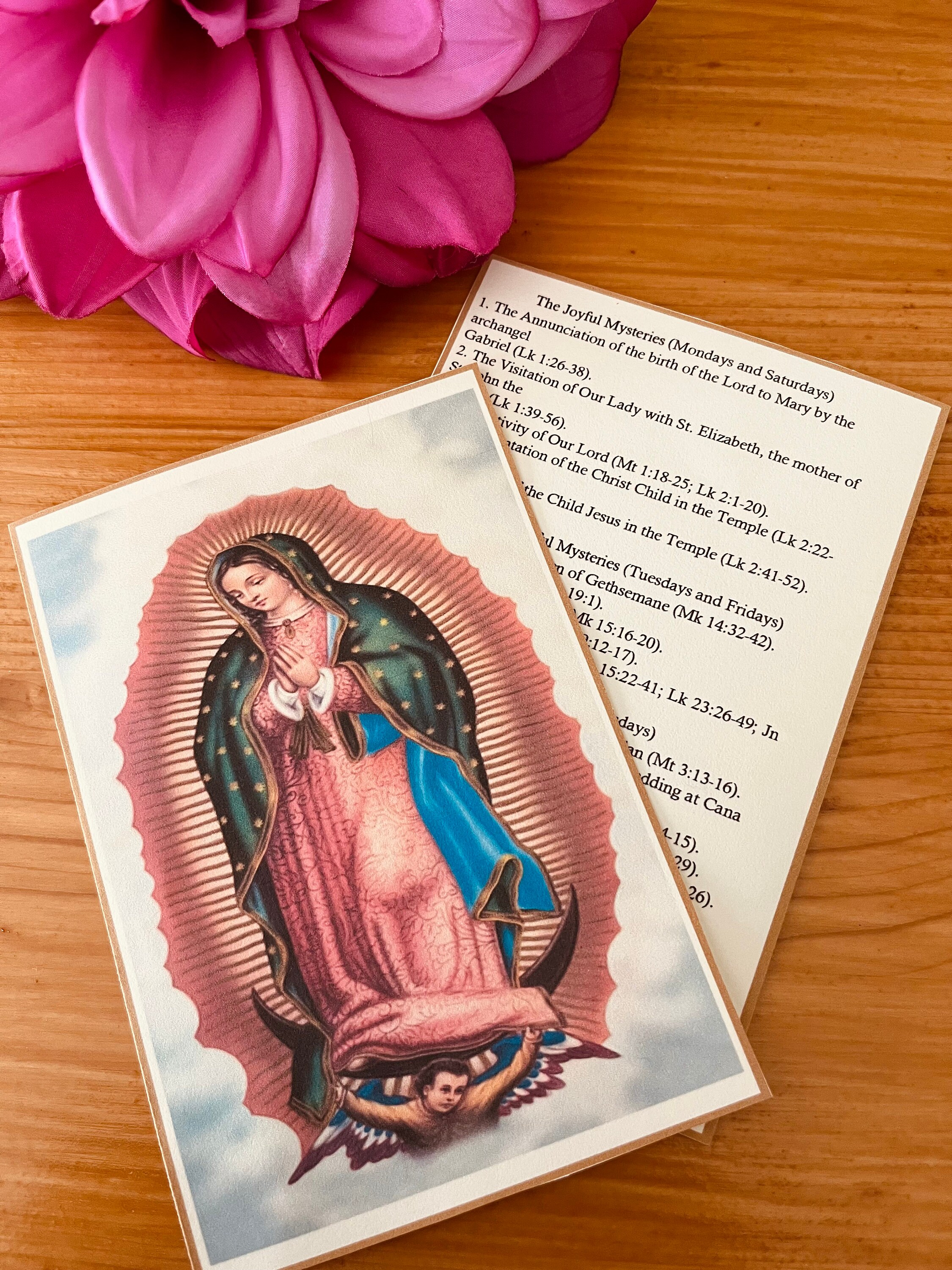 Mysteries of the Holy Rosary- Instant Download PDF File- Catholic ...