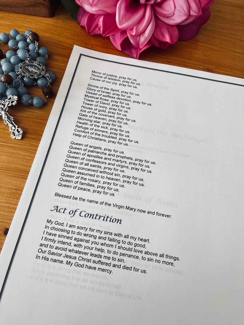 Traditional Catholic Prayers - PDF - Instant Download - Printable ...