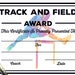Track and Field Certificate Instant Download / Track and Field Awards ...