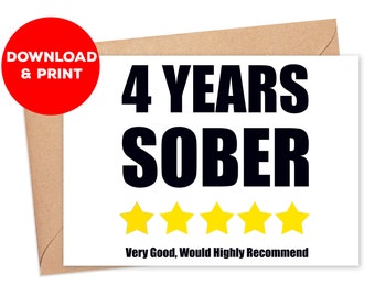 4 Years Recovery - Etsy