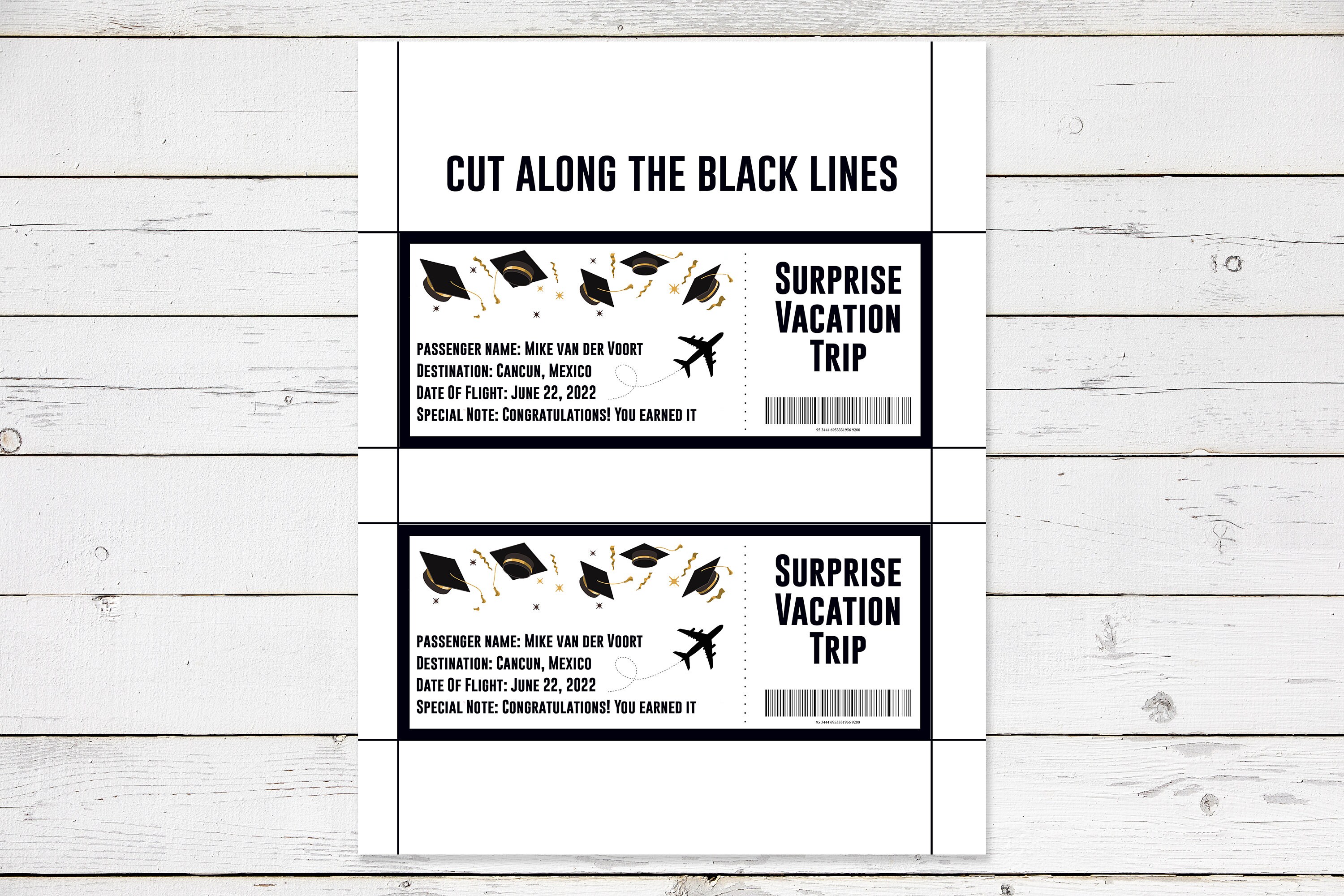 Graduation Boarding Pass Graduation Gifts Printable Ticket - Etsy Canada