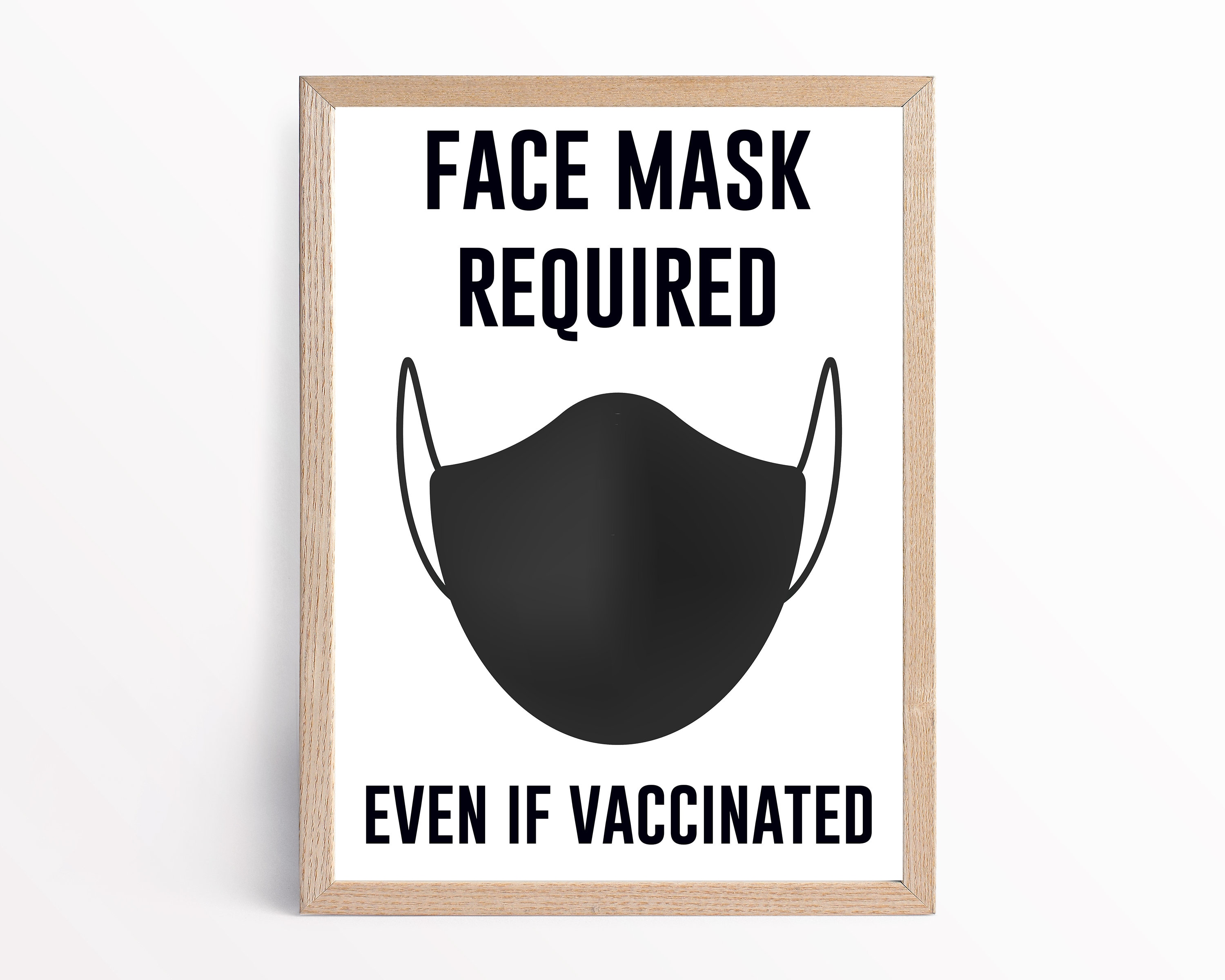 Printable Face Mask Required Sign Face Mask Sign Face Mask - Etsy Canada