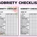 Printable Sobriety Checklist Sober Checklist Recovery - Etsy