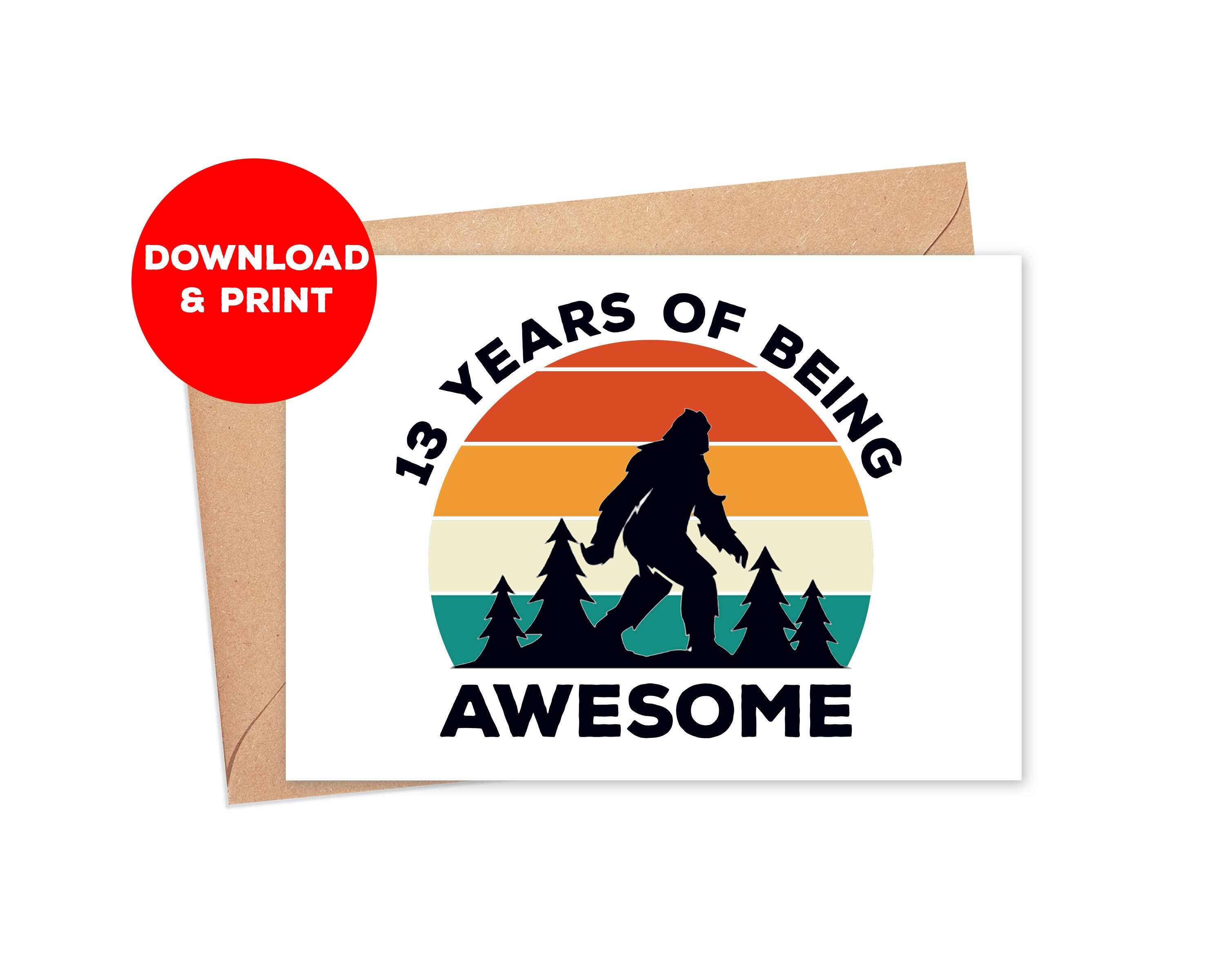 Printable Birthday Card For Son Birthday Card For 13 Year Old Boy printable-birthday-card-for-son-birthday-card-for-13-year-old-boy