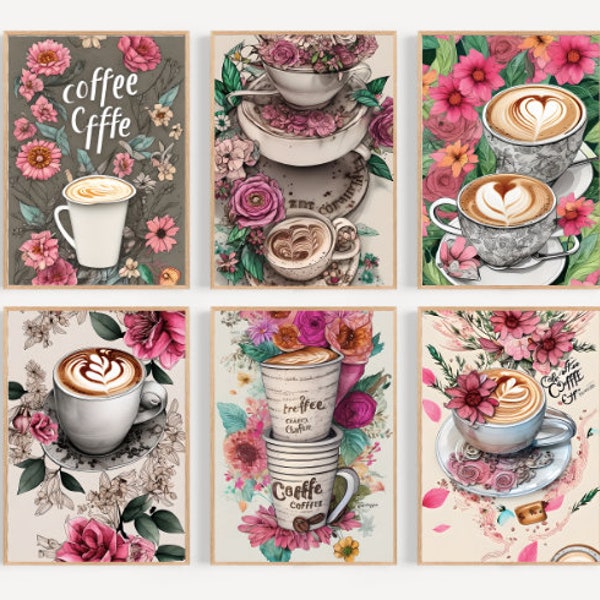 Coffee Shop Art - Etsy