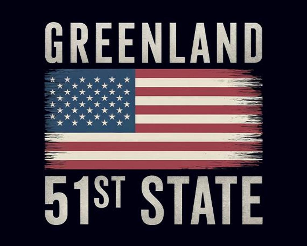 Greenland 51st State Png File, Greenland 51 State Tshirt Design, 51st ...