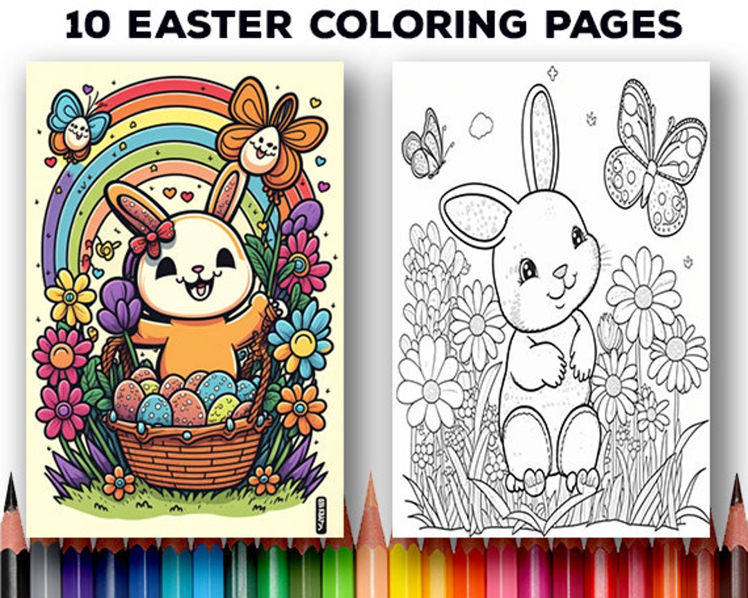 Printable Easter Coloring Pages for Kids, Easter Activities for Kids ...