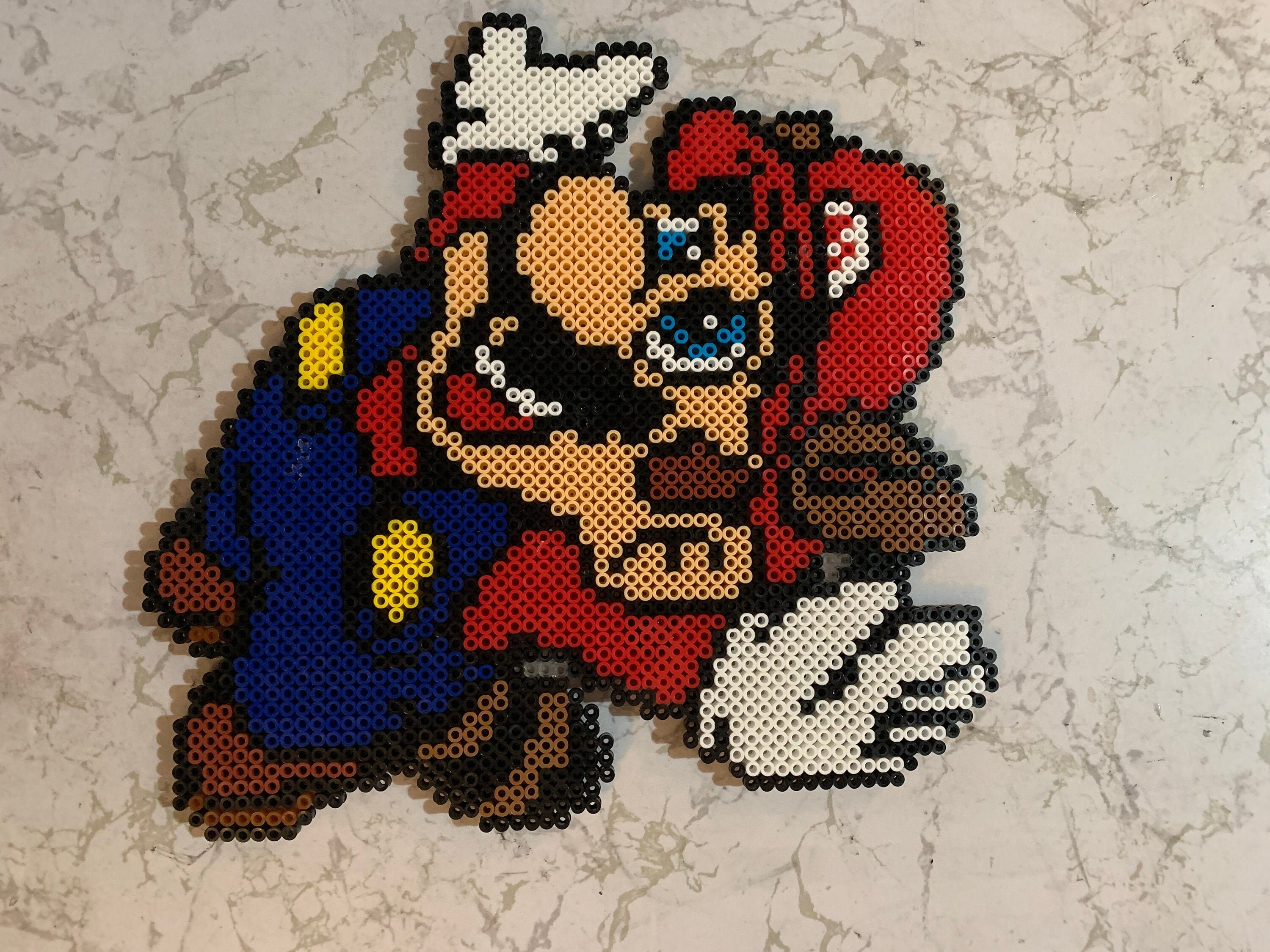 Flying Super Mario Pixel Art | Etsy