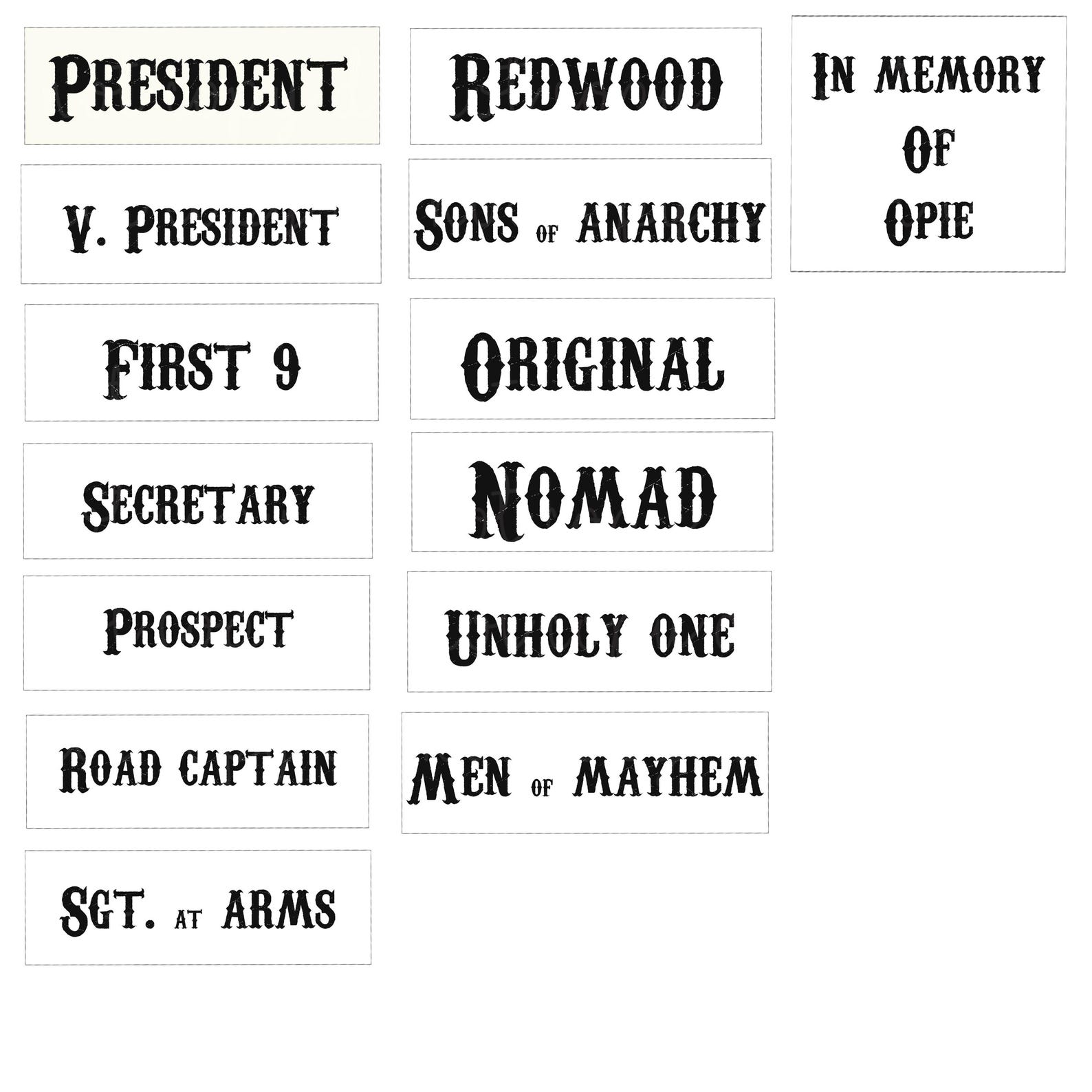 MC Patches PNG Digital File | High-quality Instant Download | Custom ...