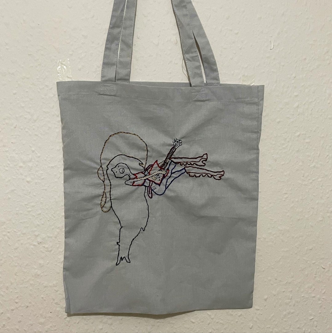 Hand Embroidered Marceline Tote - Etsy