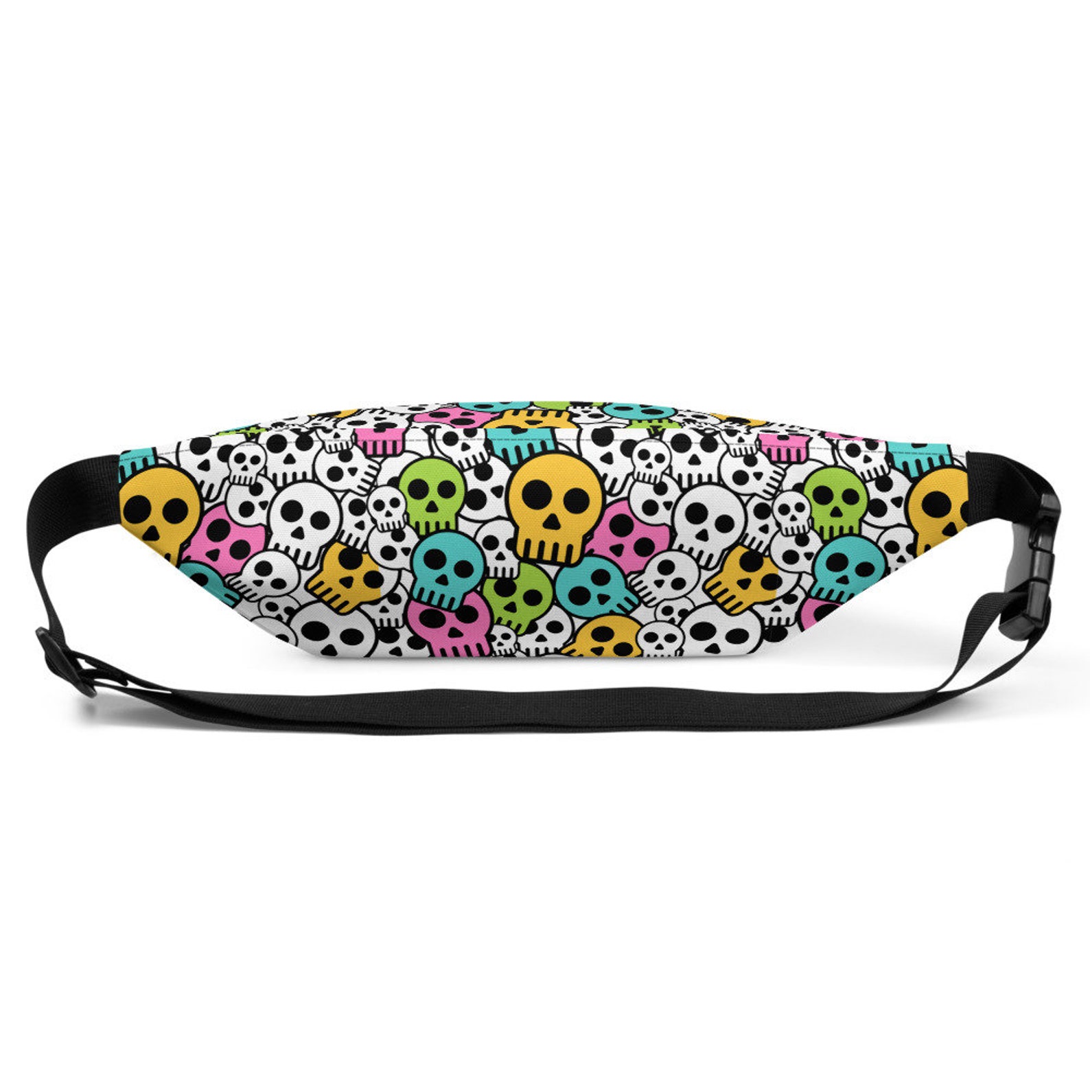 Colorful Skull Fanny Pack Aesthetic Bum Bag perfecto para el | Etsy