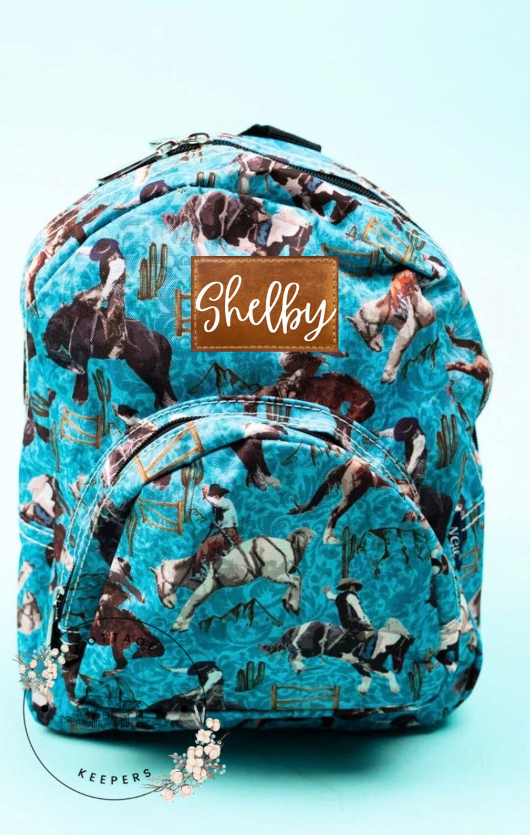 Personalized Rodeo Horse Small Backpack for Kids, Custom Toddler ...