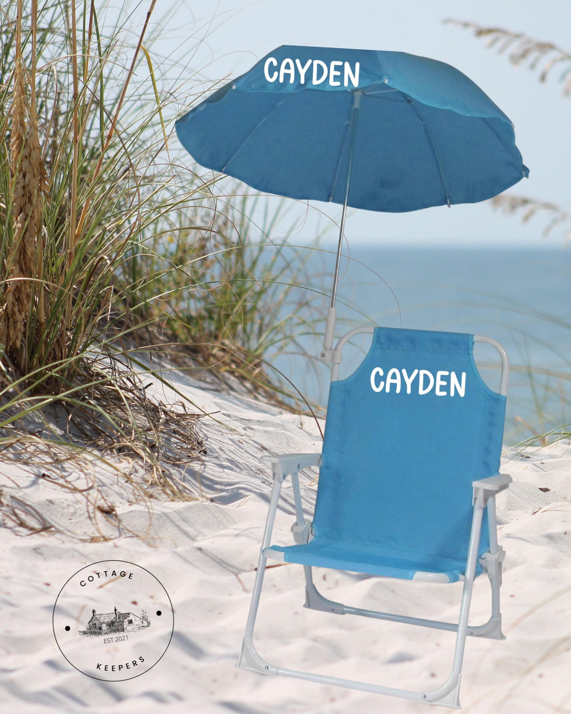 Childrens Beach Chair, Childrens Outdoor Camping Chair, Personalized ...