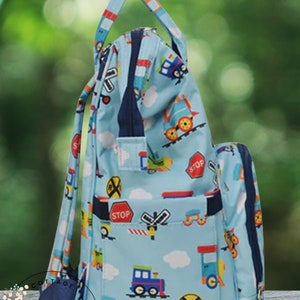 Baby Boy Backpack Diaper Bag, Personalized Backpack Diaper Bag, Train ...