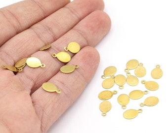 Long Tear Drop Embellishment Gold/white Gold Charms 4x37mm Set - Etsy