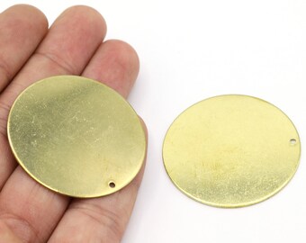 25mm Raw Brass Round Disc Charms RAW112 - Etsy