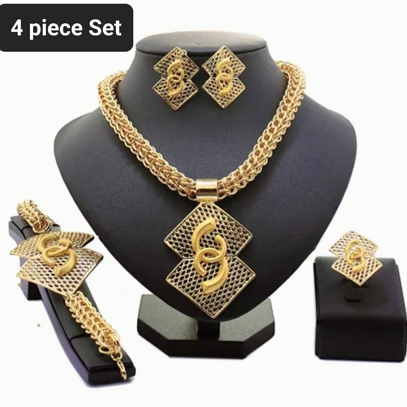 Dubai Wedding Jewelry Set - Etsy