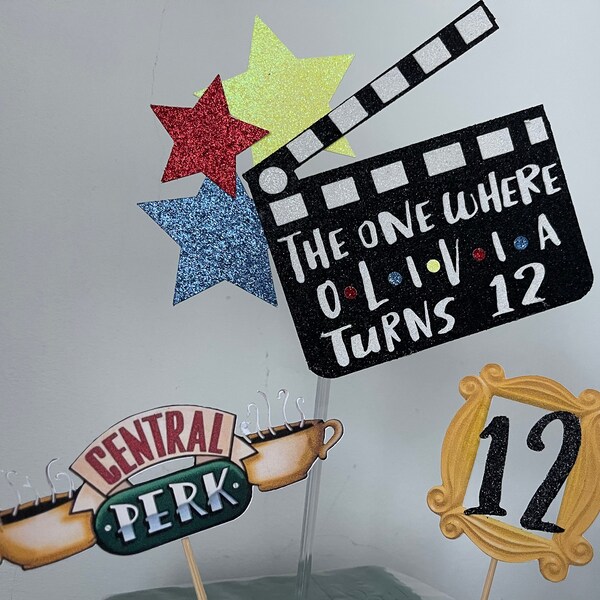 Friends Cake Topper - Etsy UK