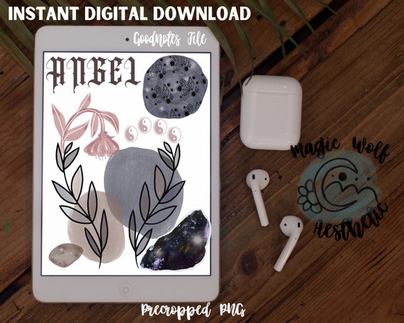 GOODNOTES DIGITAL STICKERS Png Instant Download Ipad | Etsy