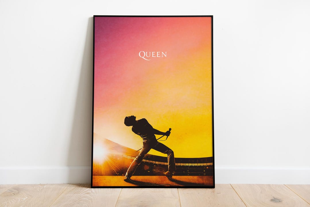 Queen Bohemian Rhapsody Freddie Mercury Posters Prints Music Merch - Etsy