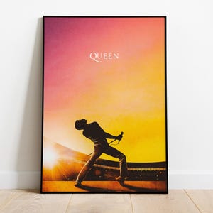 Queen Bohemian Rhapsody Freddie Mercury Posters Prints Music Merch - Etsy