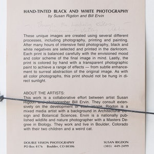Hand - Tinted Black and White Photography by Susan Rigdon and Bill ...