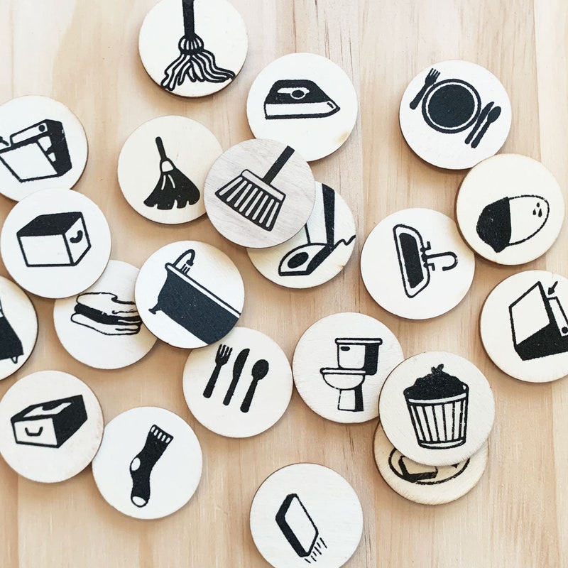 Magnetic Chore Chart - Etsy