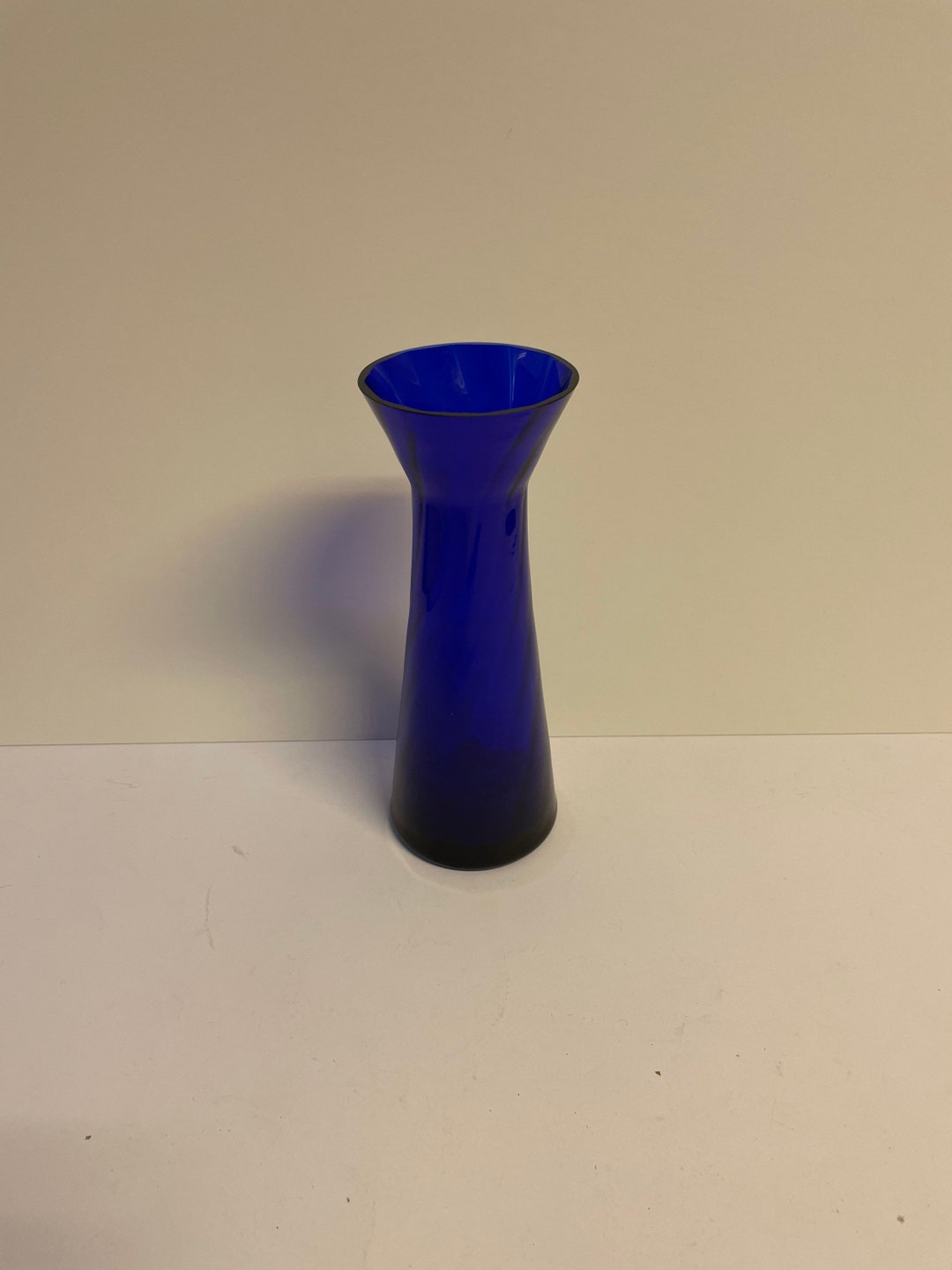 Tall Dark Blue Bulb Forcing / Hyacinth Vase - Etsy