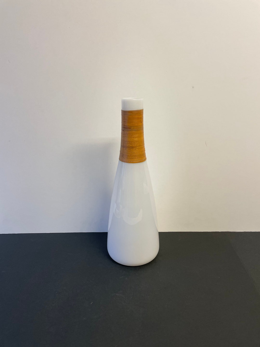 Large Holmegaard J. Bang Carafe Opaline With Cane - Etsy