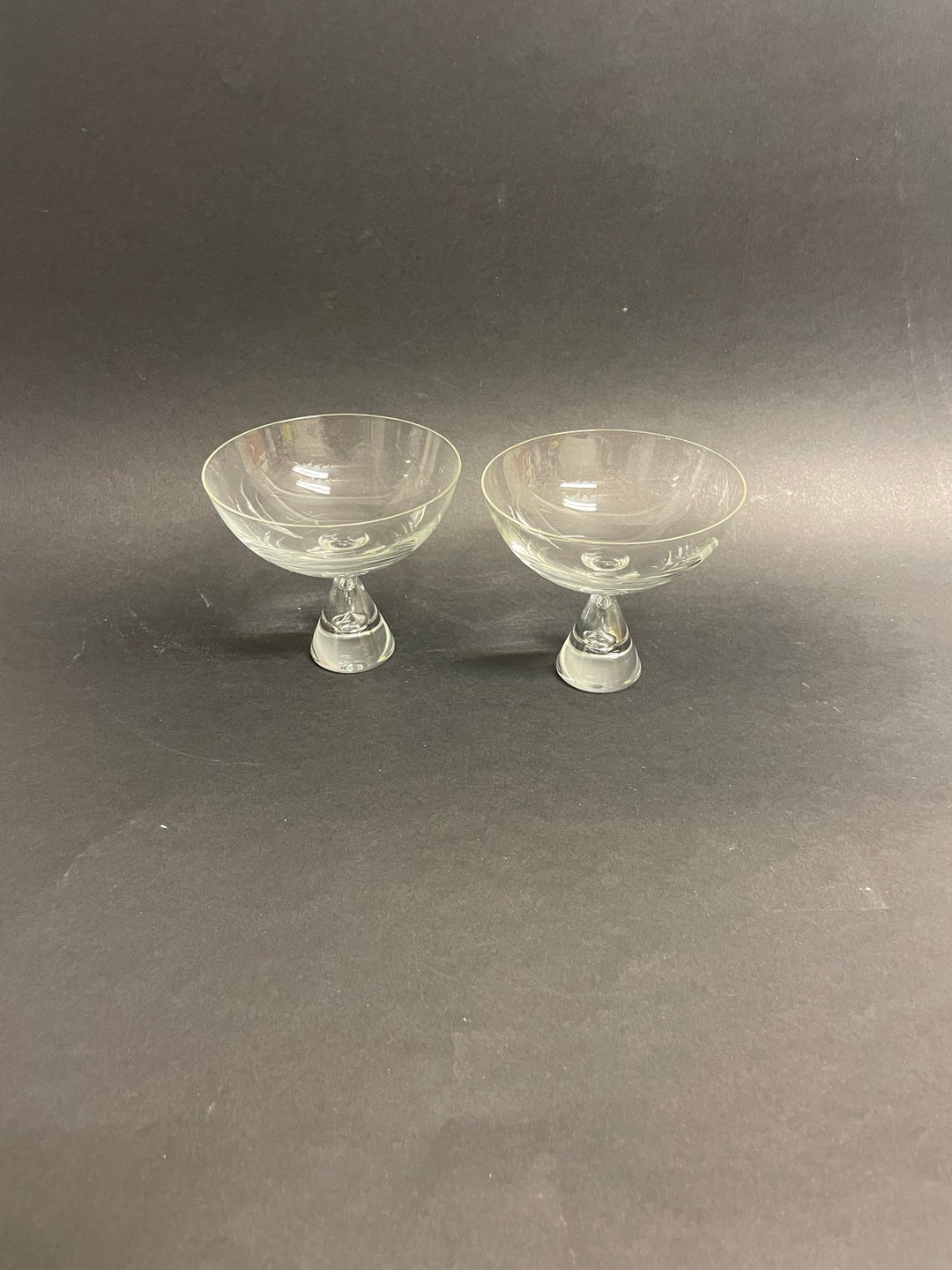 Holmegaard Princess Champagne Glasses Bent Severin - Etsy