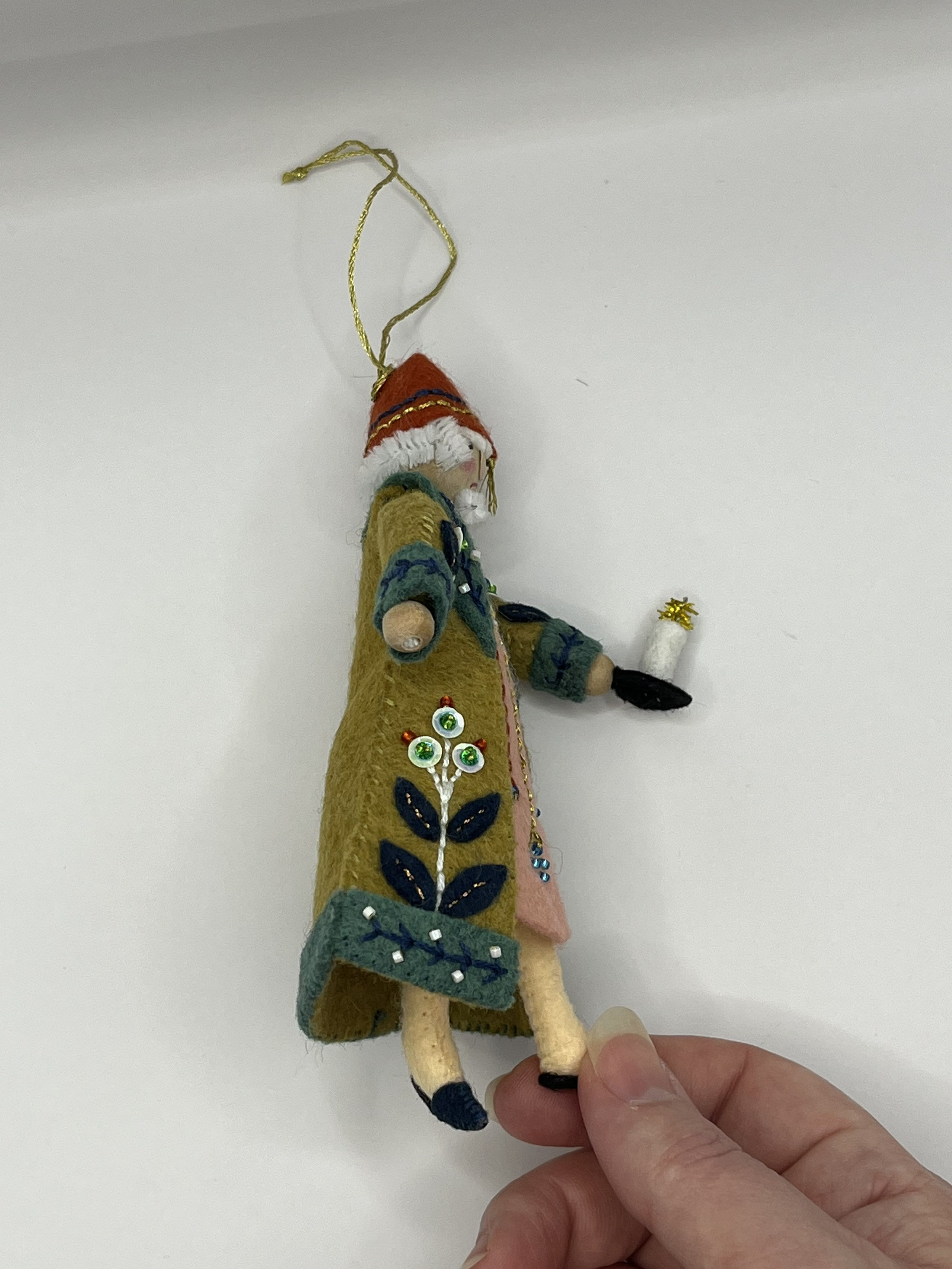 Felt Ebenezer Scrooge Ornament Handmade Christmas Carol - Etsy