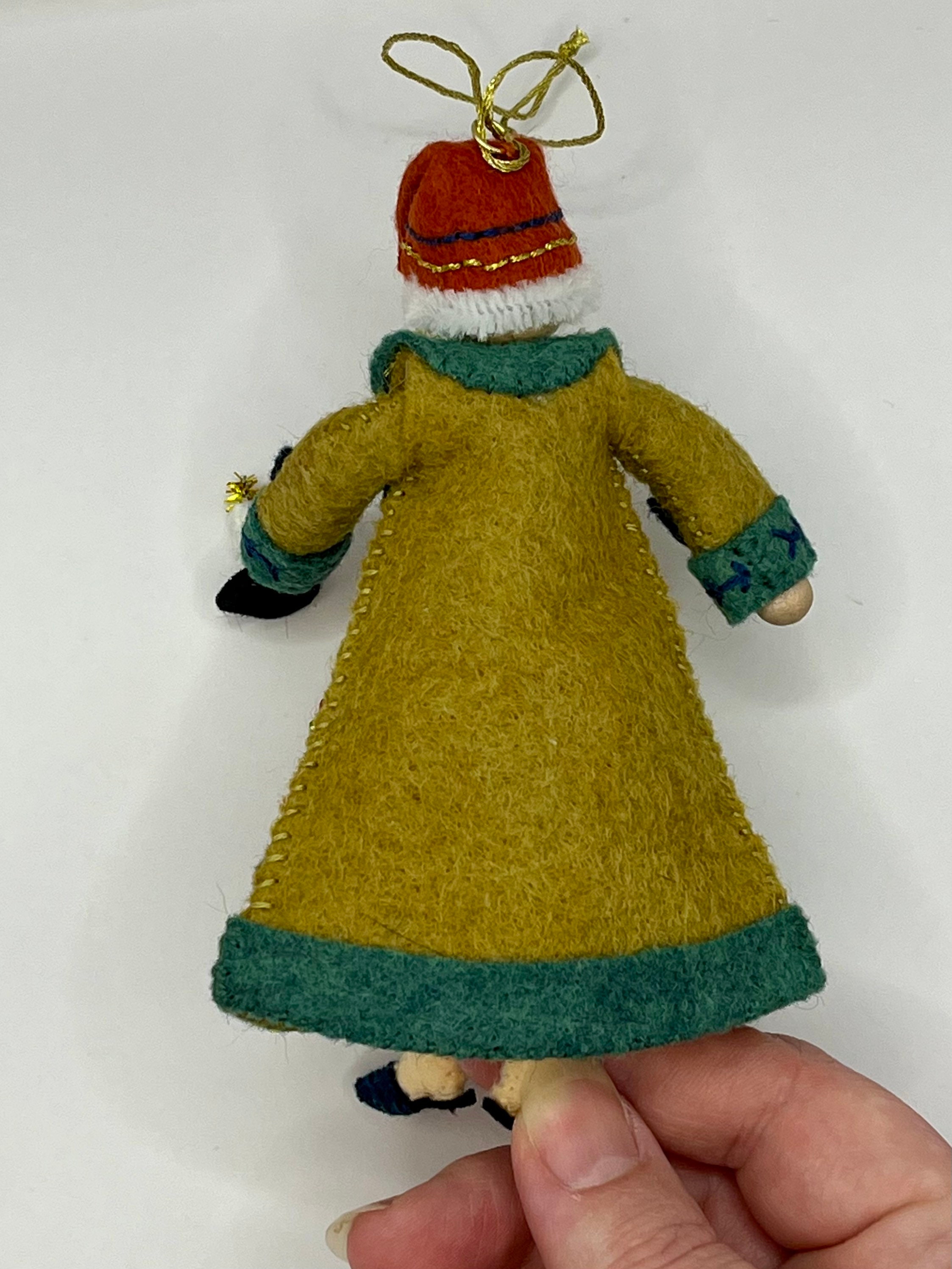 Felt Ebenezer Scrooge Ornament Handmade Christmas Carol - Etsy