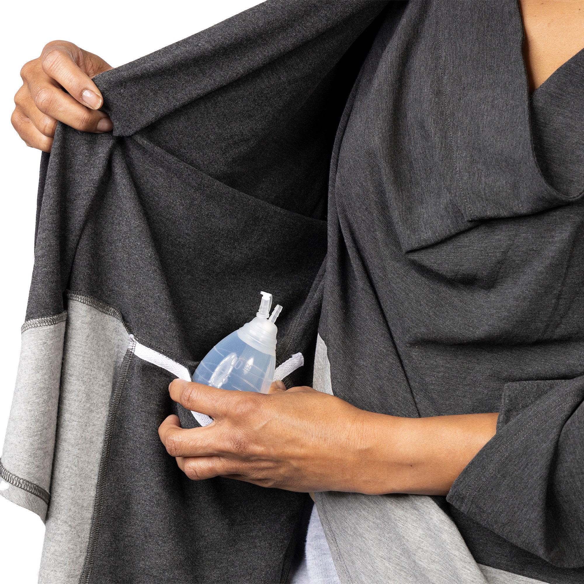 Women's Easy Port Access Shirt, Long Sleeve Chemo Shirt, Mastectomy ...