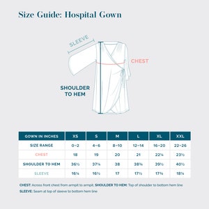 Hospital Gown With Snaps, Surgery Nightgown, Side Tie Robe, Chemo Care ...
