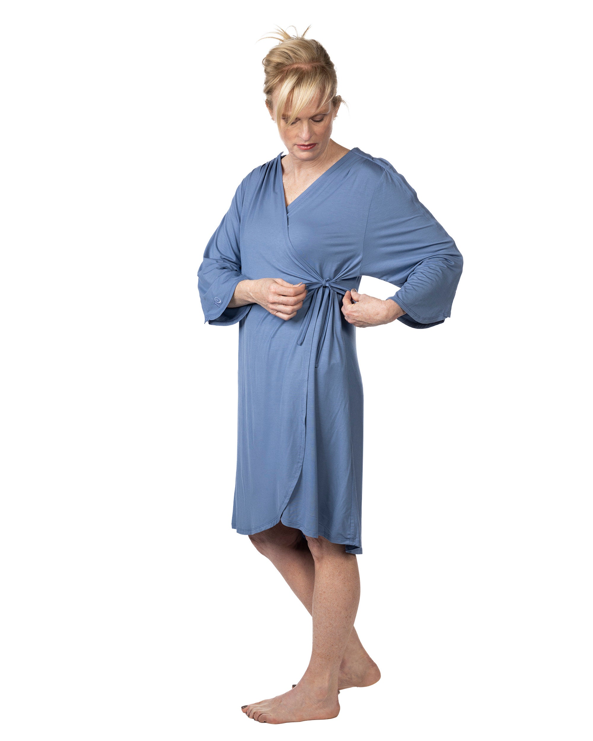 Post Surgery Hospital Gown With Snaps (hand-to-collar) for Women ...