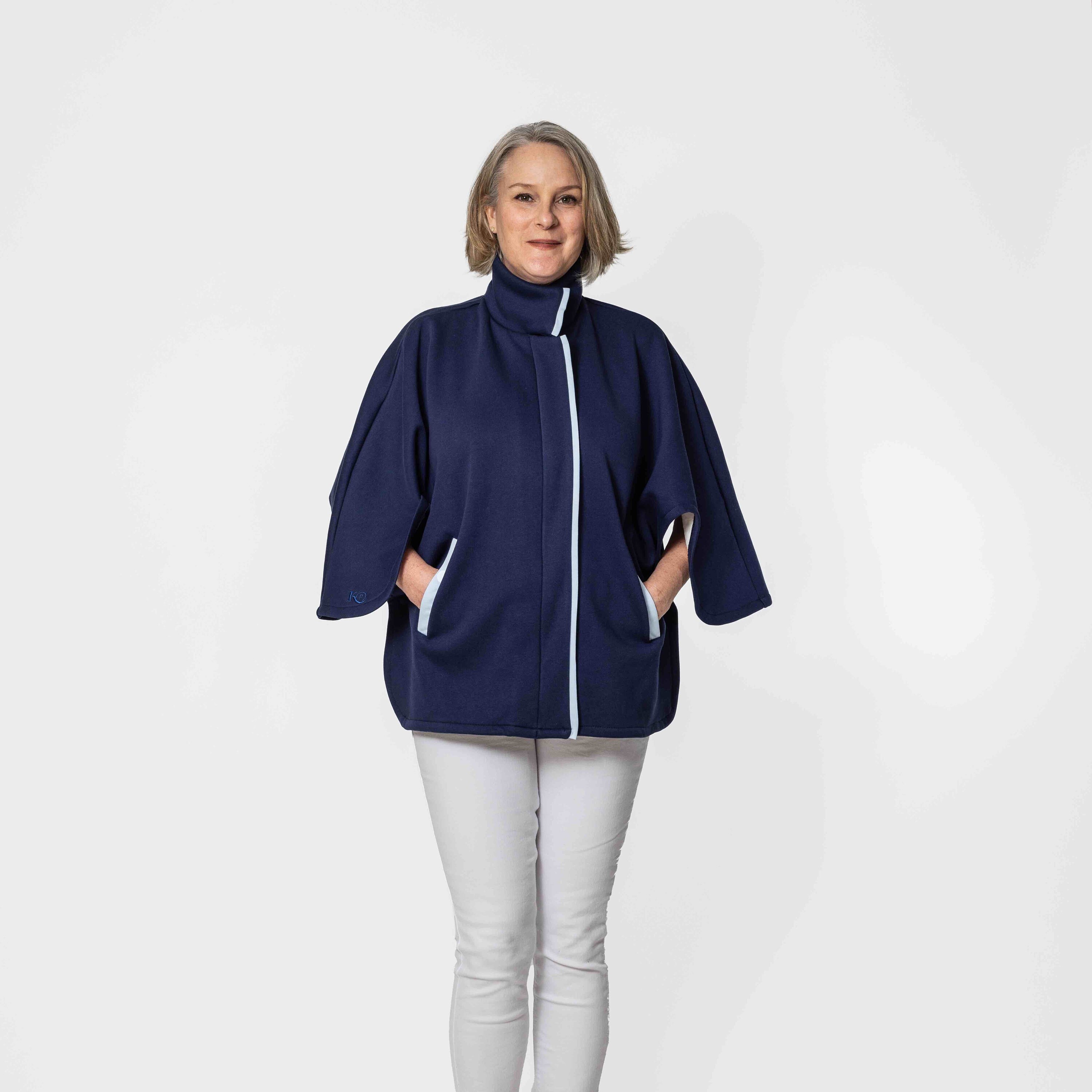 Recovery Jacket With Front and Side Buttons Great for Chemo Care ...