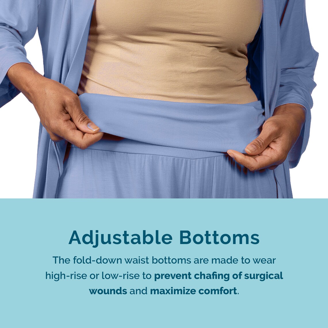 Mastectomy Pajamas, Snap Shoulder for Post Surgery Recovery, Breast ...