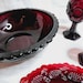Ruby Red Glass Dinnerware, Vintage Avon Cape Cod Ruby Red Dinnerware - Etsy