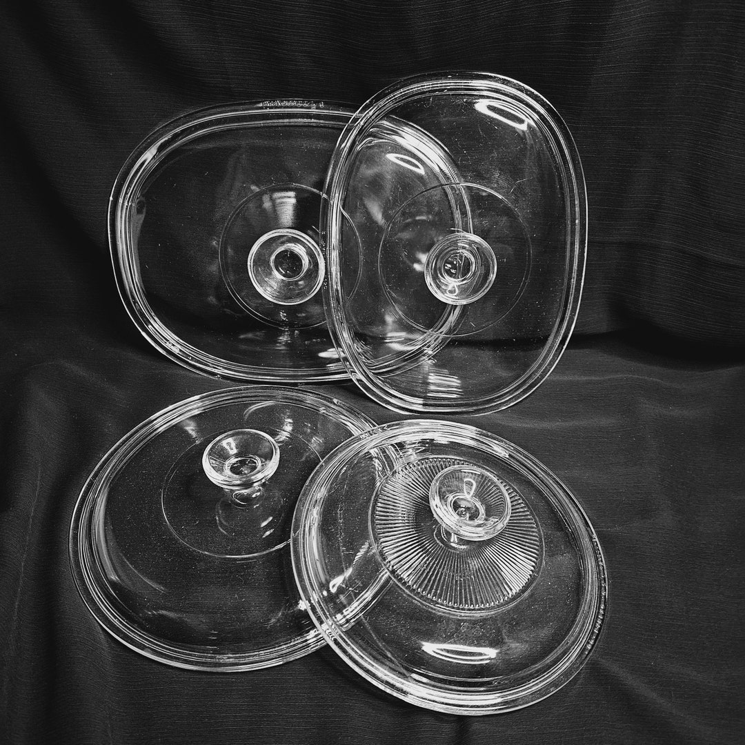 Pyrex Glass Lid Replacement for Corningware French White Casserole - Etsy