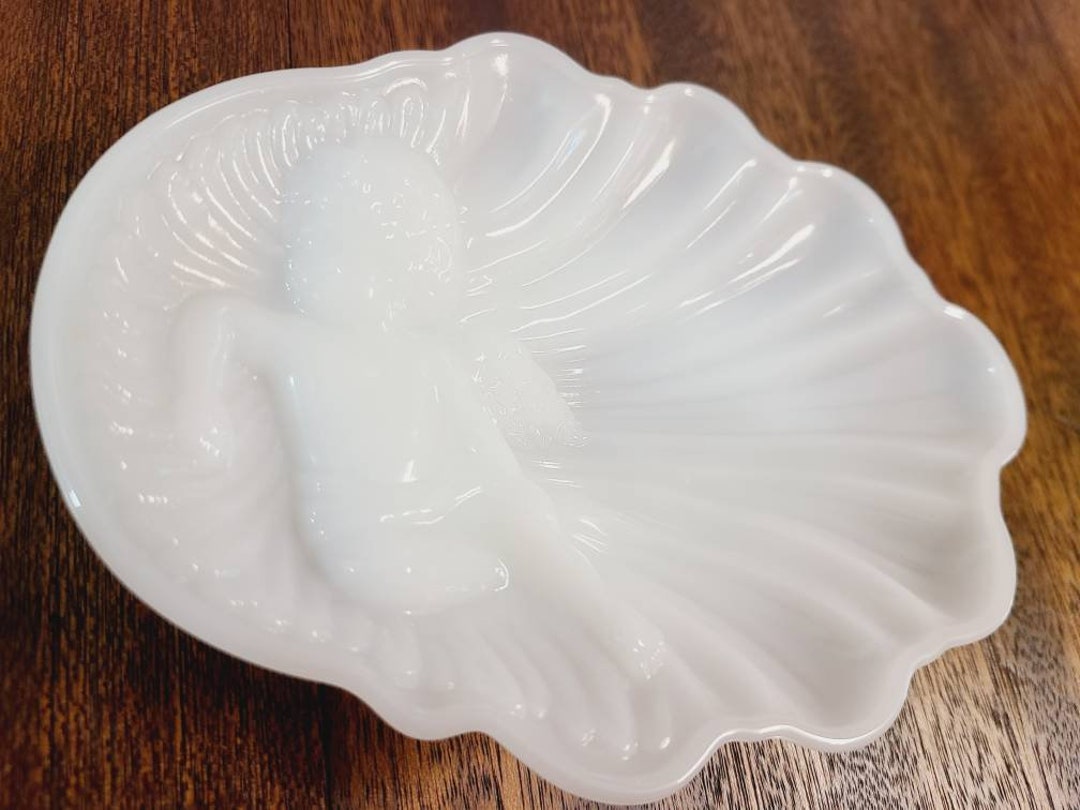Vintage Avon Cherub Soap Dish Avon Cherub Milk Glass Soap - Etsy