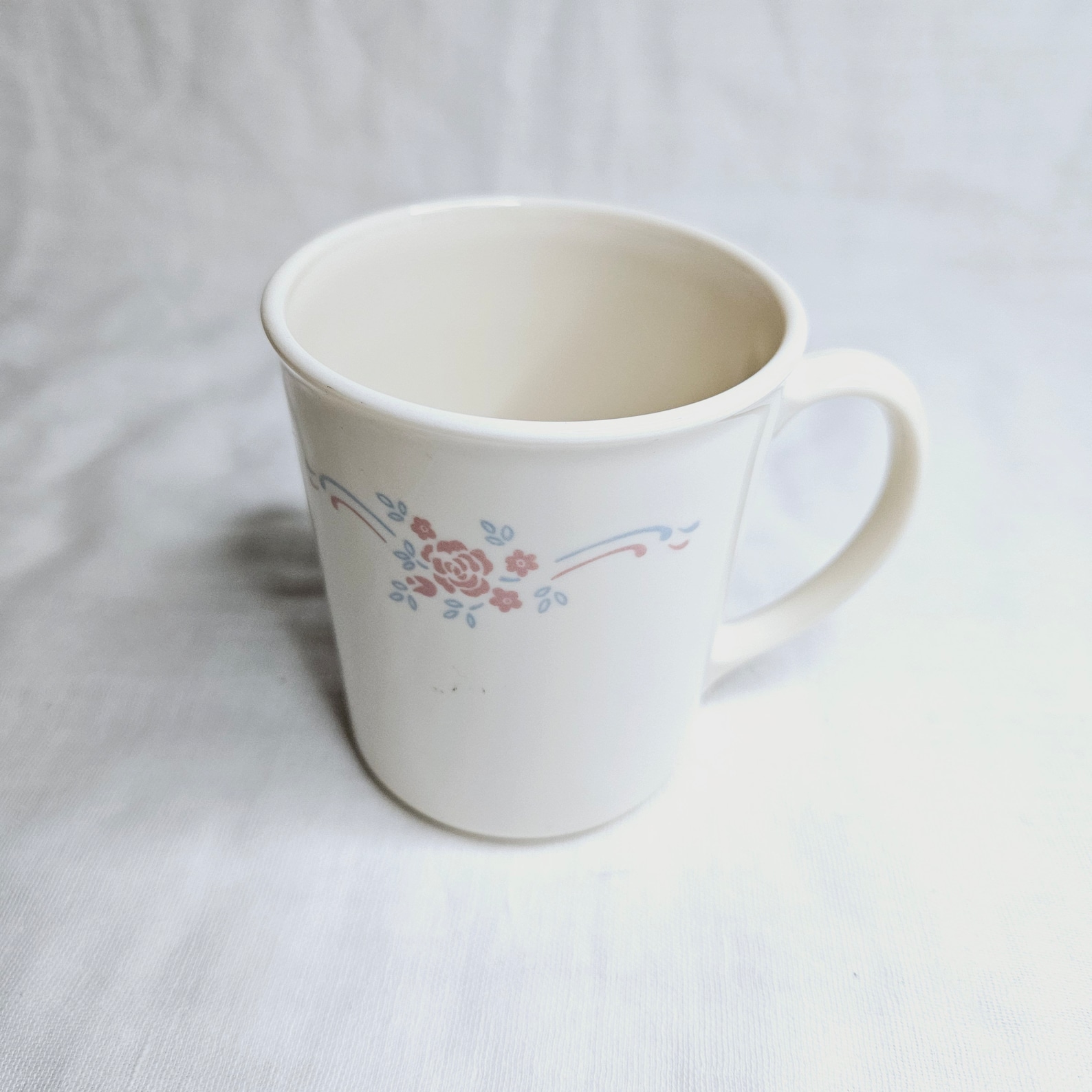 Vintage Corelle Sandstone Glass Dinnerware: English Breakfast Rose ...